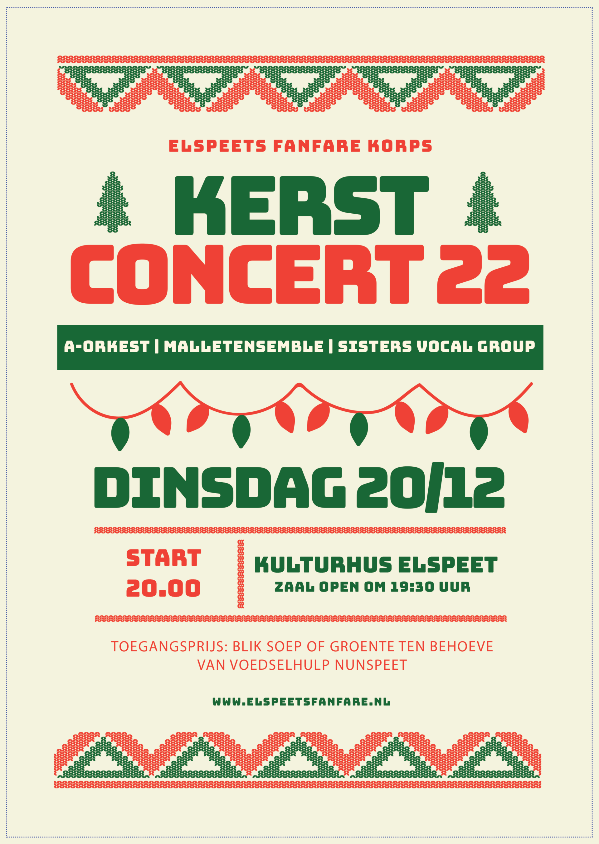 Kerstconcert Elspeets Fanfare Korps 20-12-2022 - Elspeet.nu