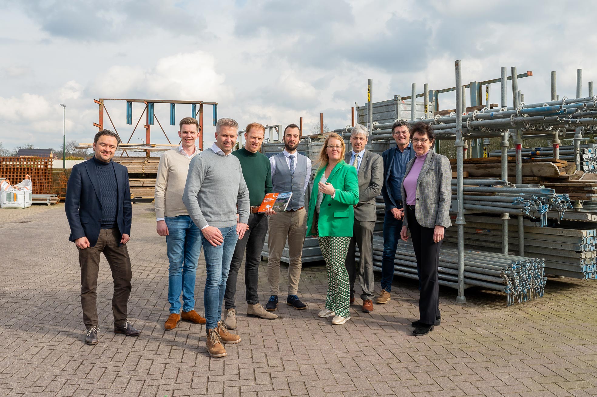 Bedrijfsbezoek Mulder door College Gemeente Nunspeet - Elspeet.nu