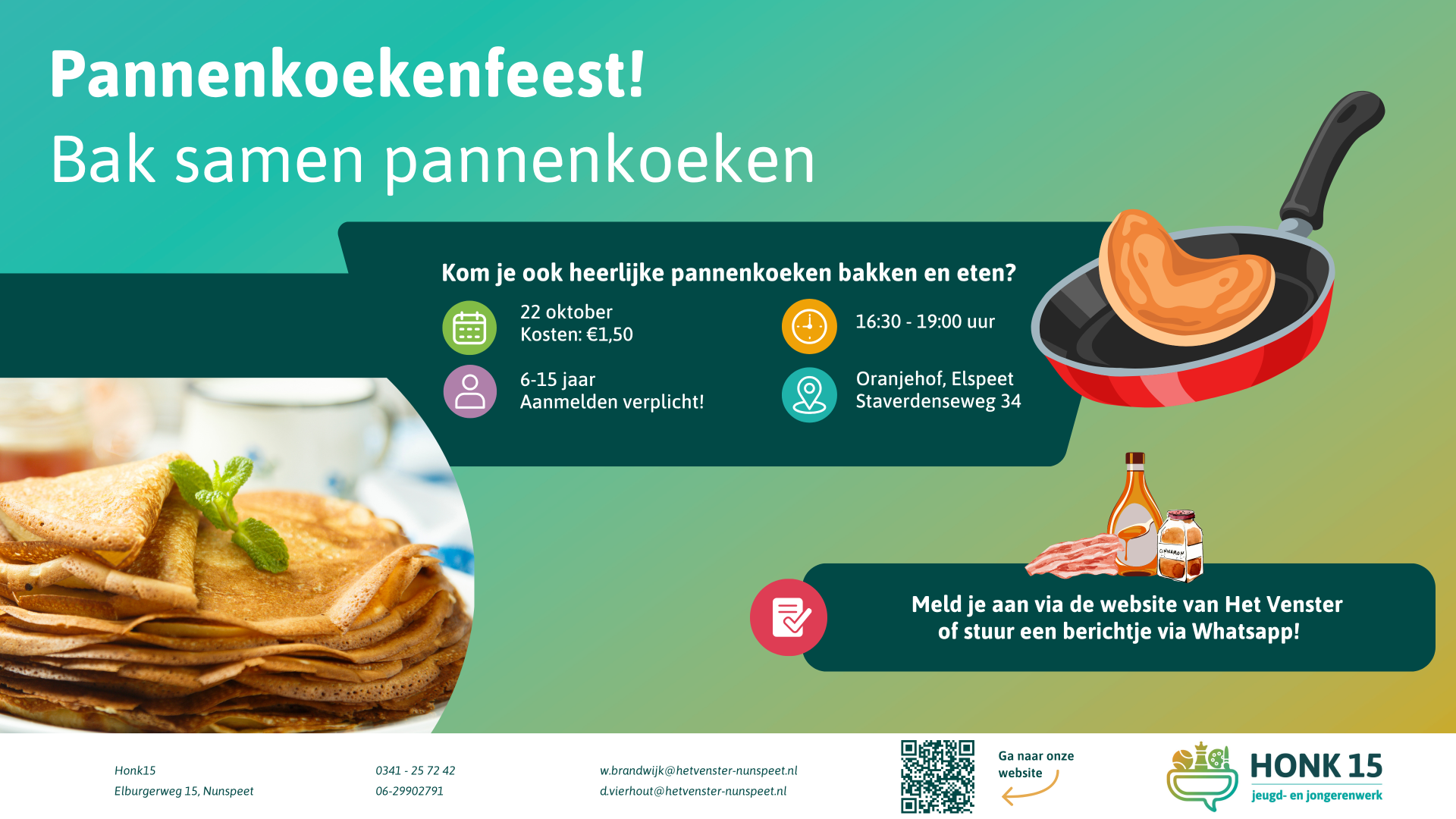 Pannenkoeken Bak & Eet Feest! - Elspeet.nu
